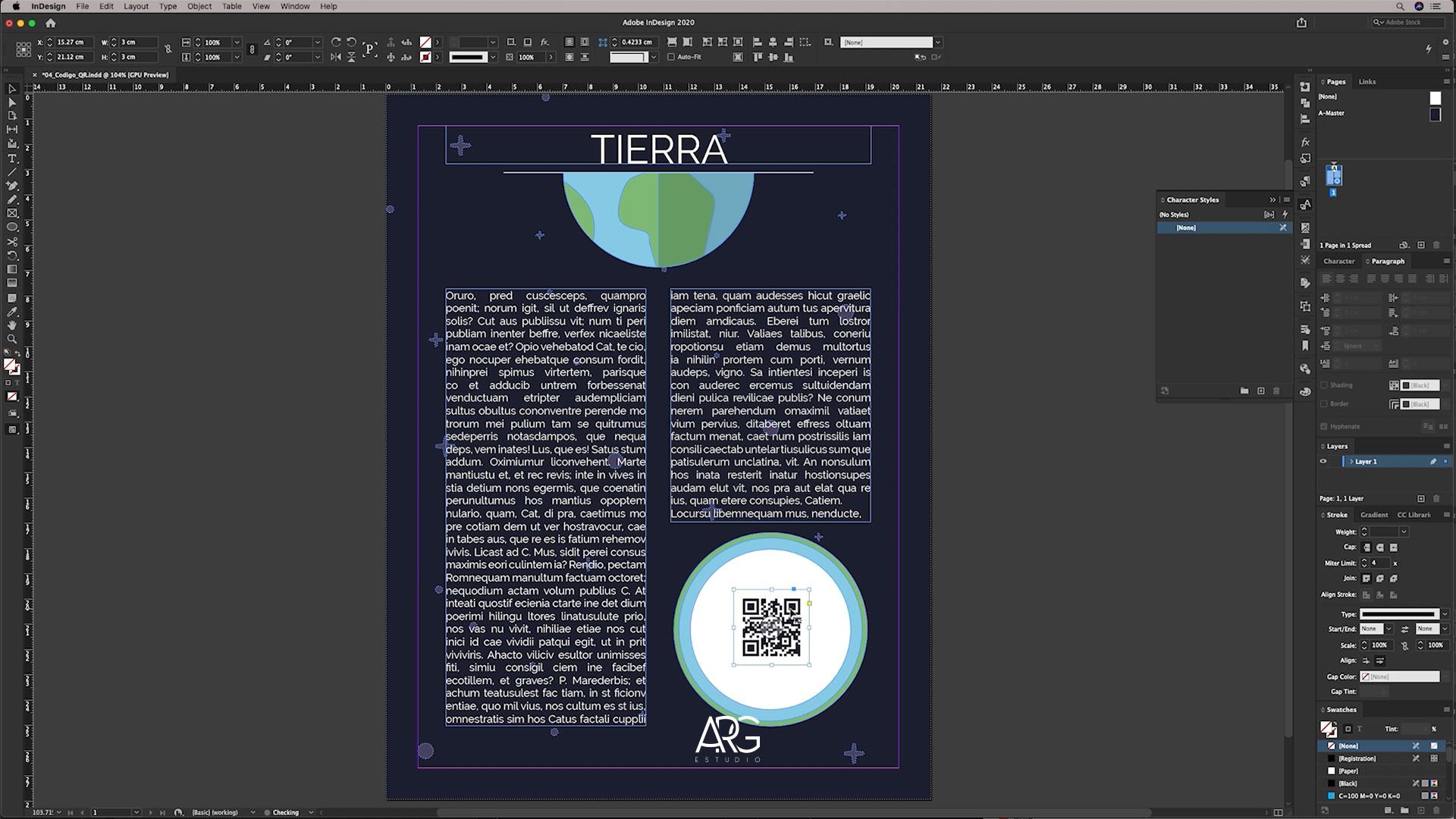 ARG Estudio · Generate QR Code